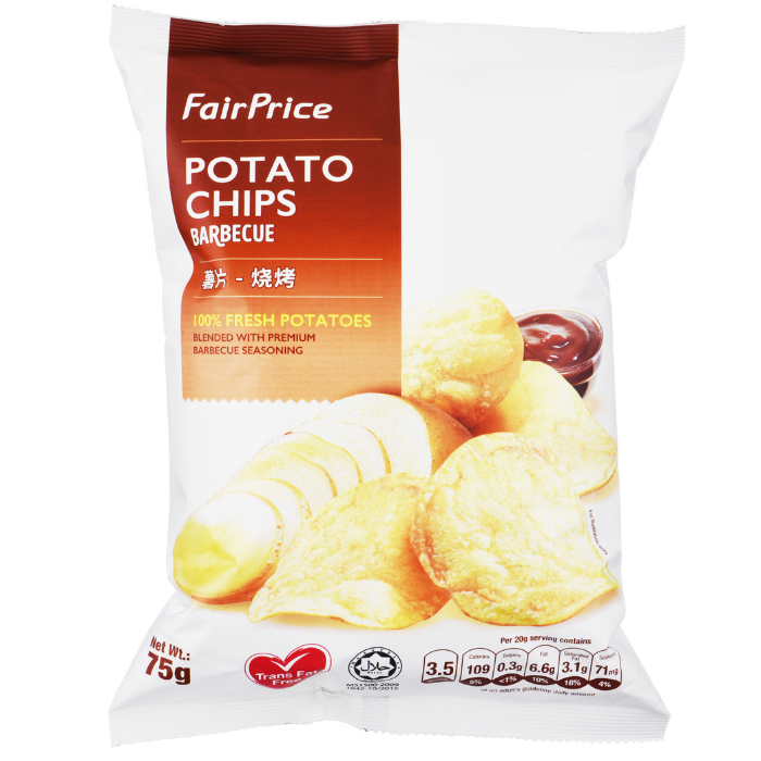 Potato chips by Fairprice housebrand : review - Dried snack foods ...