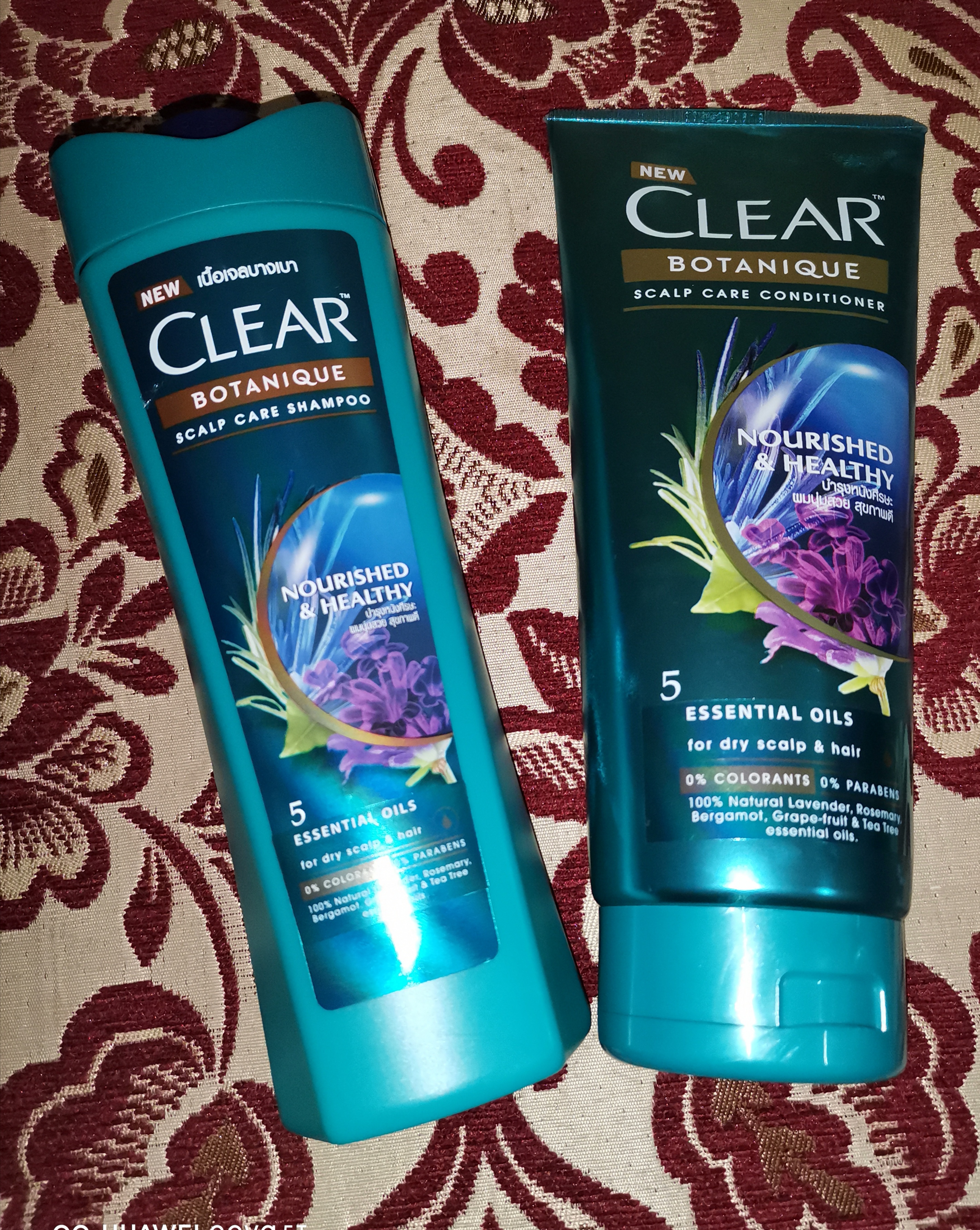 Clear botanique haircare range - Shampoo & conditioner - Tryandreview.com